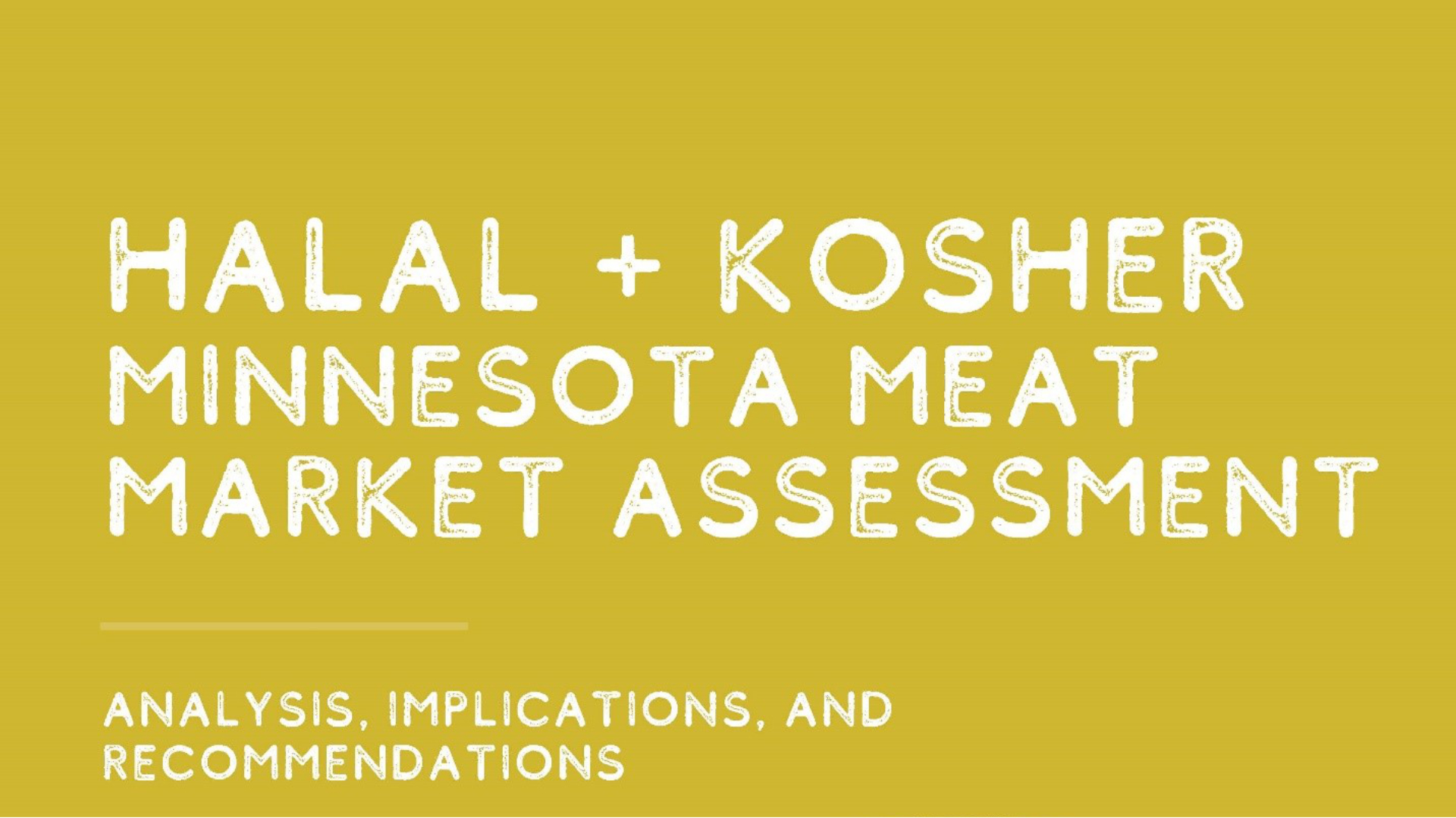 A Landscape View of the Minnesota Market for Halal and Kosher Meat (Webinar Wednesday) - AURI