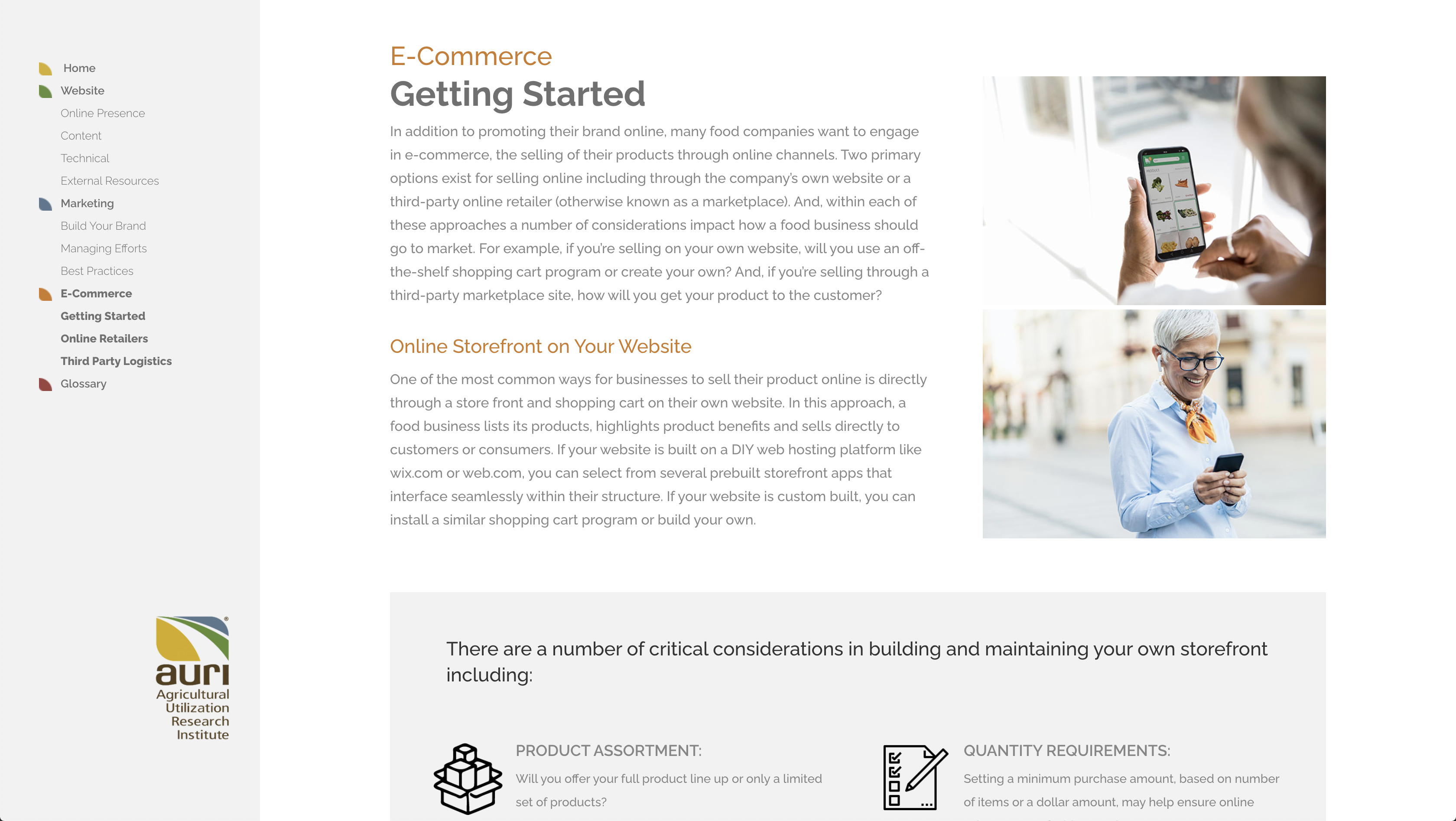 Demystifying Digital Marketing and E-Commerce for Food Businesses (Webinar) - AURI